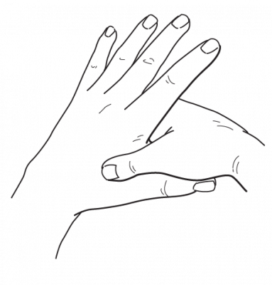 Pressure point LI-4, or Hegu, is located between the base of your thumb ...