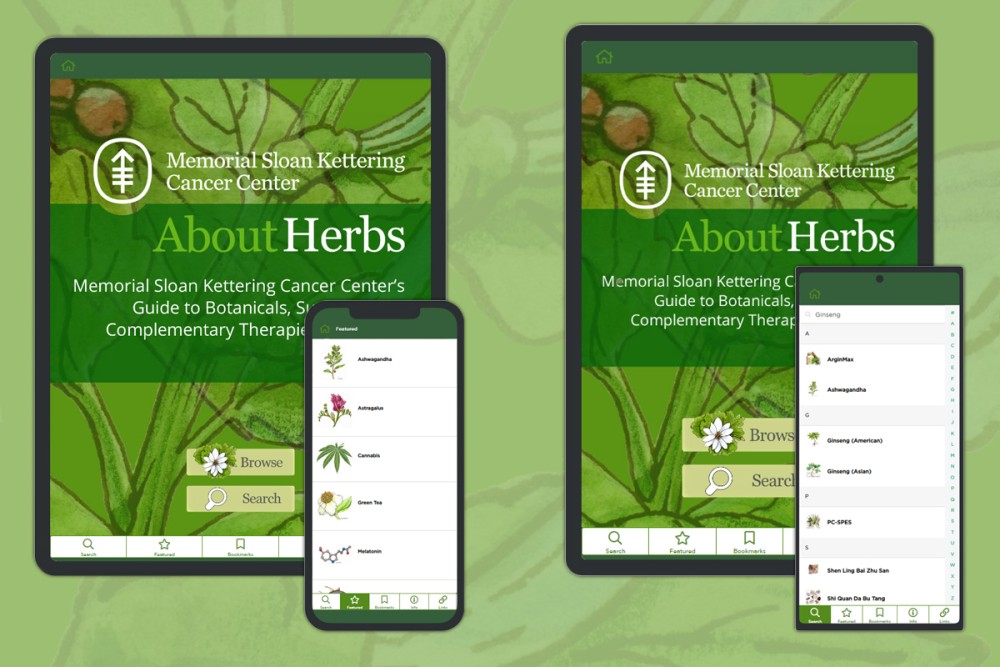 About Herbs App | Memorial Sloan Kettering Cancer Center