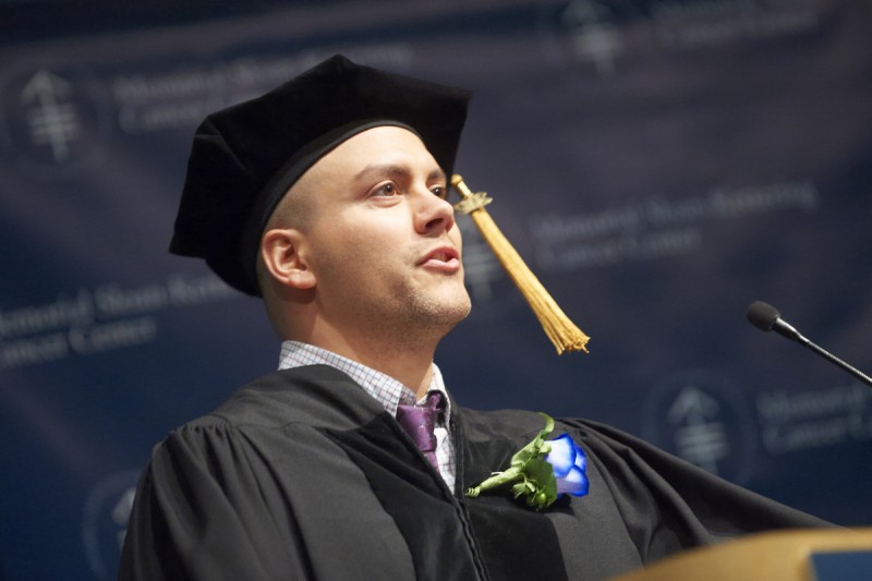 Remarks of Graduate Eric Alonzo | Memorial Sloan Kettering Cancer Center
